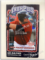 2014 Lehigh Valley IronPigs Pocket Schedule – Go Sports Cards