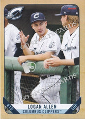 2023 Columbus Clippers Logan Allen – Go Sports Cards