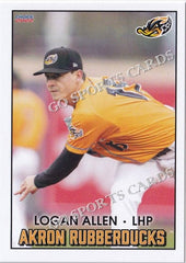 2022 Akron RubberDucks Logan Allen – Go Sports Cards