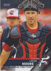 2016 Reading Fightin Phils Playoffs Logan Moore – Go Sports Cards