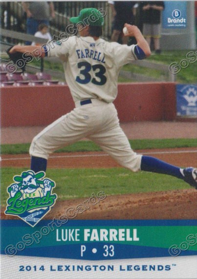 2014 Lexington Legends Luke Farrell – Go Sports Cards