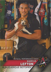 2019 Albuquerque Isotopes Marcus Lefton – Go Sports Cards