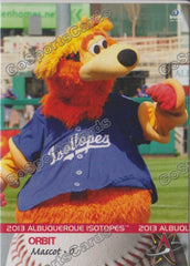 2013 Albuquerque Isotopes Orbit – Go Sports Cards