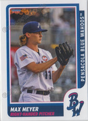2021 Pensacola Blue Wahoos Max Meyer – Go Sports Cards