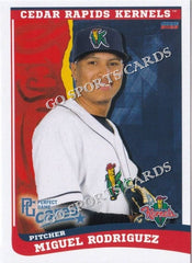 2023 Cedar Rapids Kernels Miguel Rodriguez – Go Sports Cards