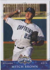 2014 Lake County Captains Mitch Brown – Go Sports Cards