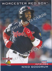 2023 Worcester Red Sox Niko Goodrum #11 – Go Sports Cards
