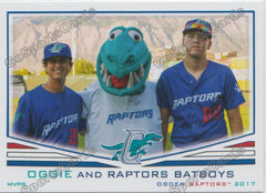 2017 Ogden Raptors Oggie Mascot – Go Sports Cards