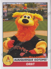 2015 Albuquerque Isotopes Orbit Mascot – Go Sports Cards