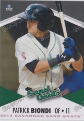 2014 Savannah Sand Gnats Patrick Biondi – Go Sports Cards