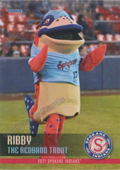 2021 Spokane Indians Ribby Mascot – Go Sports Cards