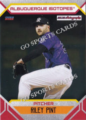 2023 Albuquerque Isotopes Riley Pint – Go Sports Cards