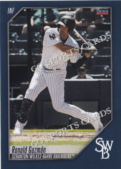 2022 Scranton Wilkes Barre RailRiders Ronald Guzman – Go Sports Cards 2022 Scranton Wilkes Barre RailRiders Ronald Guzman – Go Sports Cards