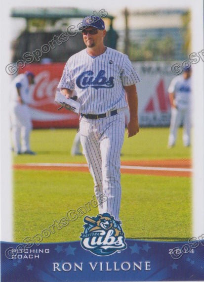 2014 Daytona Cubs Ron Villone – Go Sports Cards