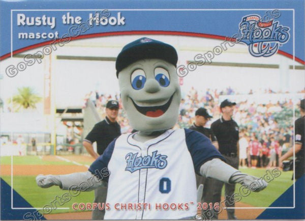 2016 Corpus Christi Hooks Rusty the Hook Mascot – Go Sports Cards 2016 Corpus Christi Hooks Rusty the Hook Mascot – Go Sports Cards