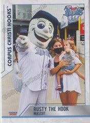 2021 Corpus Christi Hooks Rusty The Hook Mascot – Go Sports Cards