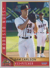 2021 Modesto Nuts Sam Carlson – Go Sports Cards