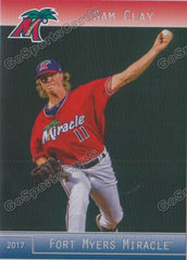 2017 Fort Myers Miracle Sam Clay – Go Sports Cards