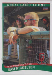 2021 Great Lakes Loons Sam Nickelsen – Go Sports Cards