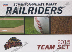 2015 Scranton Wilkes Barre RailRiders Header Checklist – Go Sports Cards