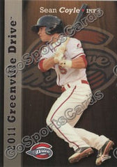 2011 Greenville Drive Sean Coyle – Go Sports Cards