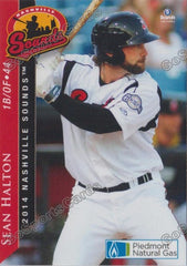 2014 Nashville Sounds Sean Halton – Go Sports Cards