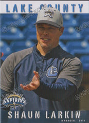 2015 Lake County Captains Shaun Larkin – Go Sports Cards