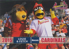 2015 Springfield Cardinals Louie and Fetch Mascot – Go Sports Cards