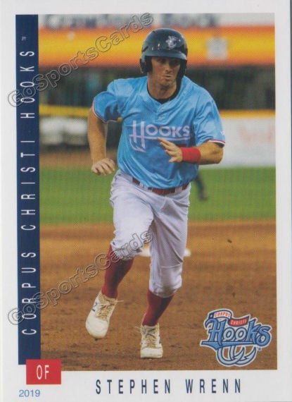 2019 Corpus Christi Hooks Stephen Wrenn – Go Sports Cards