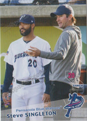 2019 Pensacola Blue Wahoos Steve Singleton – Go Sports Cards