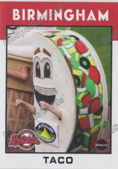 2016 Birmingham Barons Taco Mascot – Go Sports Cards
