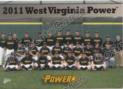 2011 West Virginia Power Team Photo – Go Sports Cards