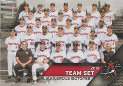 2019 Albuquerque Isotopes Team Photo – Go Sports Cards
