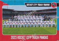2023 Rocket City Trash Pandas Team Photo Checklist – Go Sports Cards