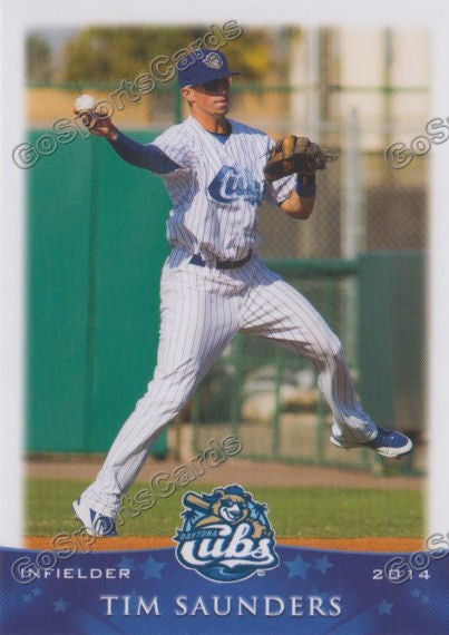 2014 Daytona Cubs Tim Saunders – Go Sports Cards