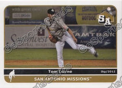 2012 San Antonio Missions Tom Layne – Go Sports Cards