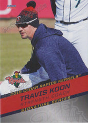 2018 Cedar Rapids Kernels Travis Koon – Go Sports Cards