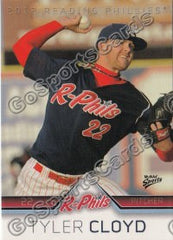 2012 Reading Phillies Tyler Cloyd – Go Sports Cards