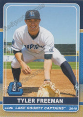 2019 Lake County Captains Tyler Freeman – Go Sports Cards