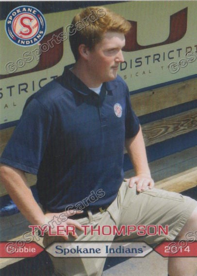 2014 Spokane Indians Tyler Thompson – Go Sports Cards