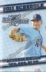 2011 Wilmington Blue Rocks Pocket Schedule – Go Sports Cards