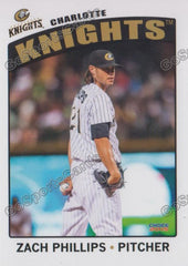 2015 Charlotte Knights Zach Phillips – Go Sports Cards