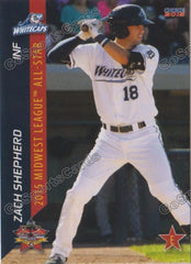 2015 Midwest League All Star E Zach Shepherd – Go Sports Cards