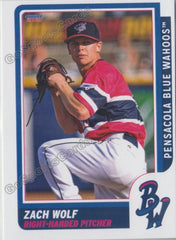 2021 Pensacola Blue Wahoos Zach Wolf – Go Sports Cards